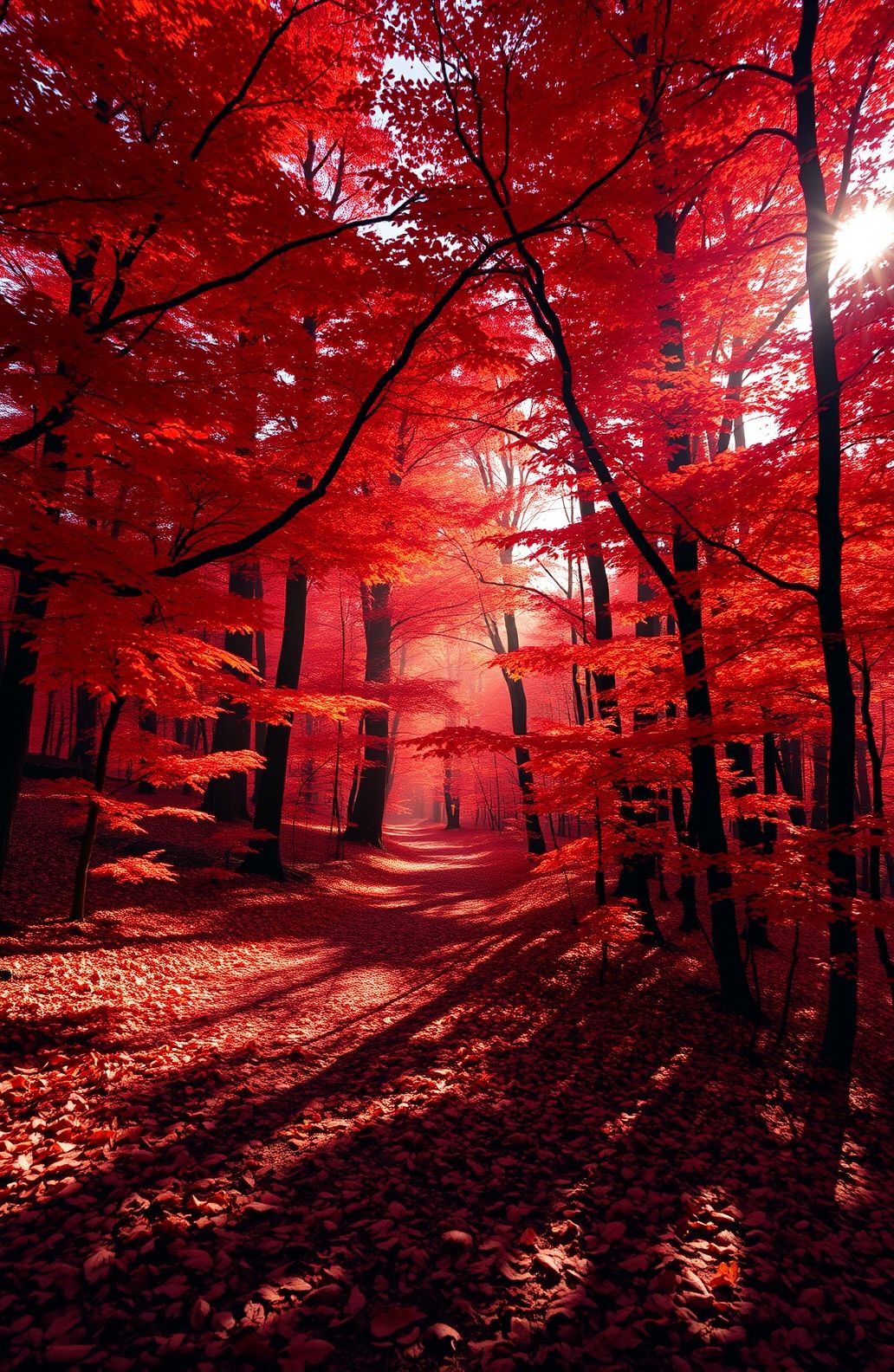 🔥 [50+] Red Forest Wallpapers | WallpaperSafari