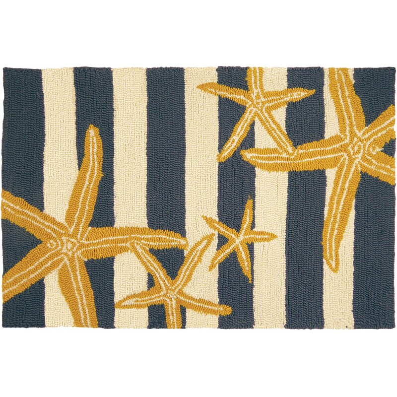 🔥 Free Download Highland Dunes Tiarra Starfish Gunmetal Blue Yellow ...