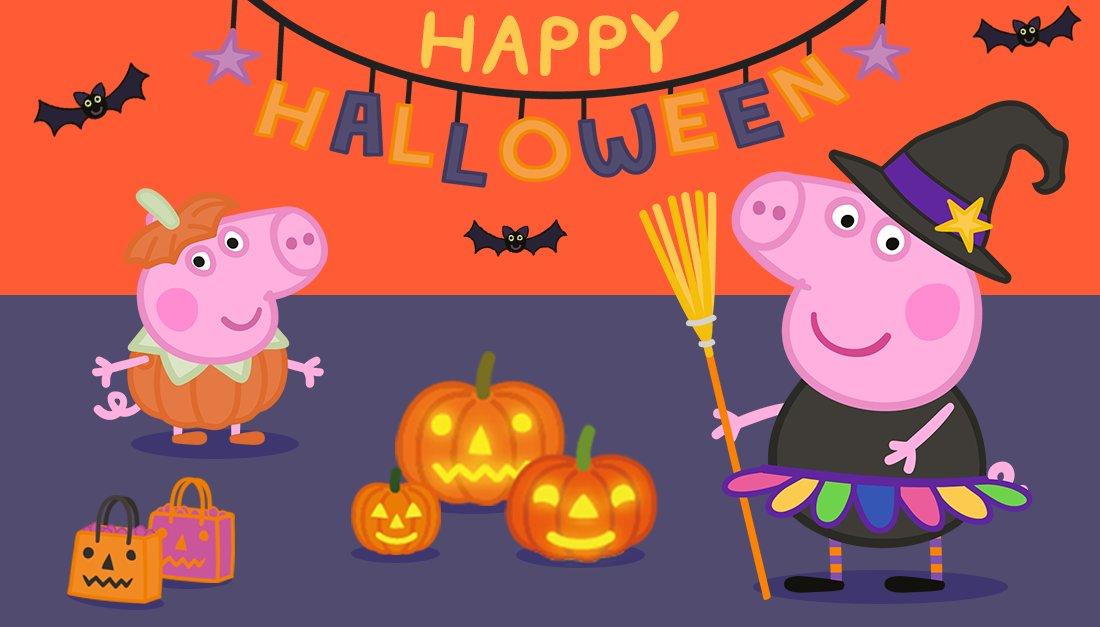  40 Peppa Pig Halloween Wallpapers WallpaperSafari