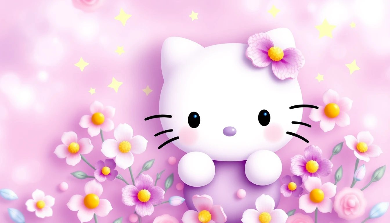 🔥 Free Download Purple Hello Kitty Wallpaper by @atorres | WallpaperSafari