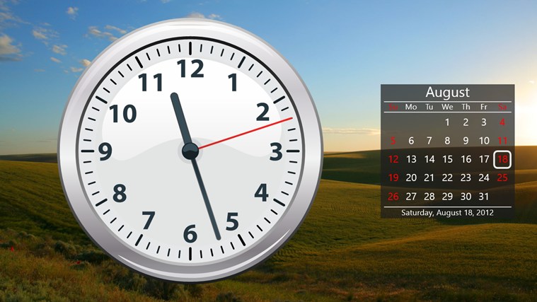 Bitte Hinschauen Erstaunen Beruhigen Uhr Auf Dem Desktop Windows 10 