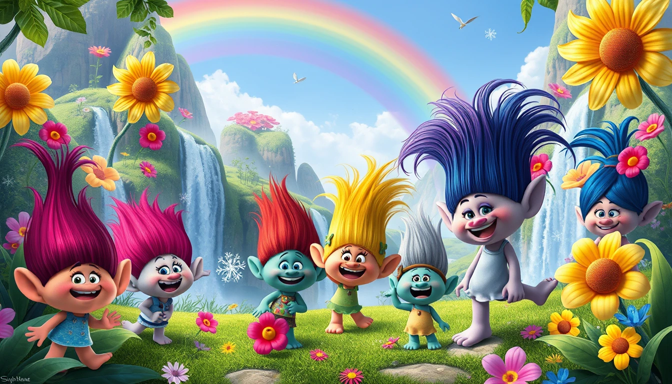 🔥 [10+] Trolls Wallpapers | WallpaperSafari