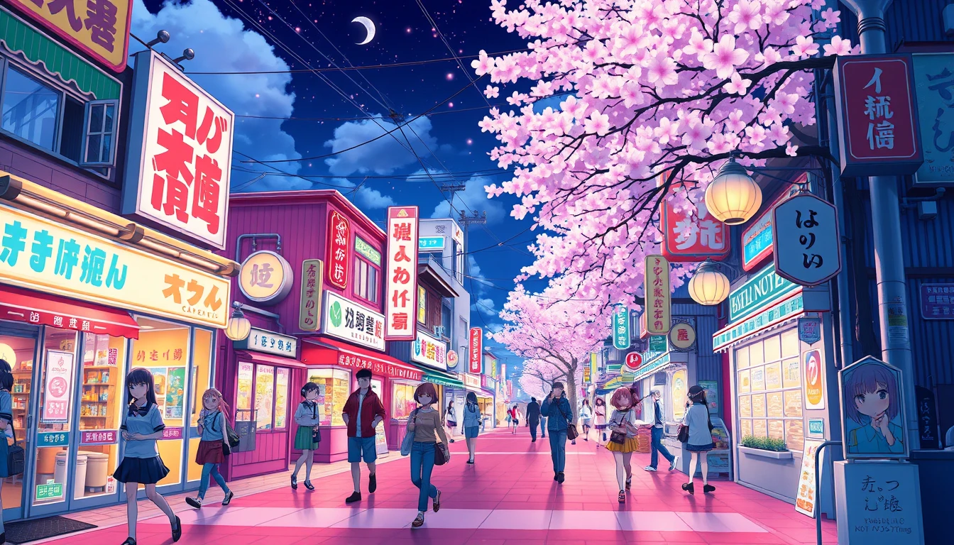 🔥 [60+] Japanese Anime Street 1080p Wallpapers | WallpaperSafari