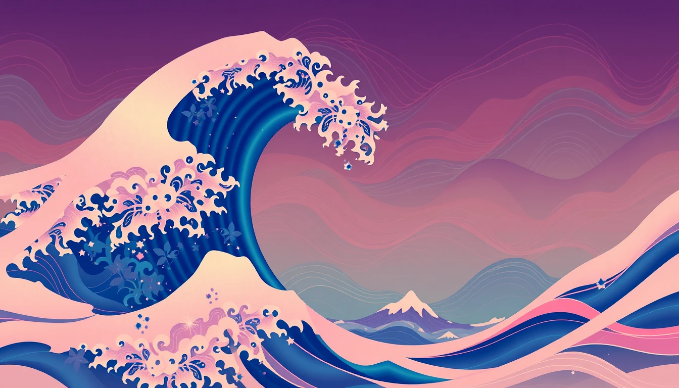 🔥 [0+] Japanese Wave Computer Wallpapers | WallpaperSafari
