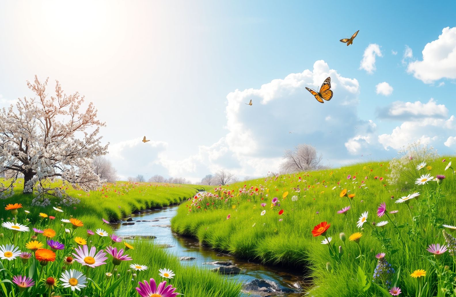 42 Abstract Spring Desktop Wallpaper On Wallpapersafari 🔥 Free