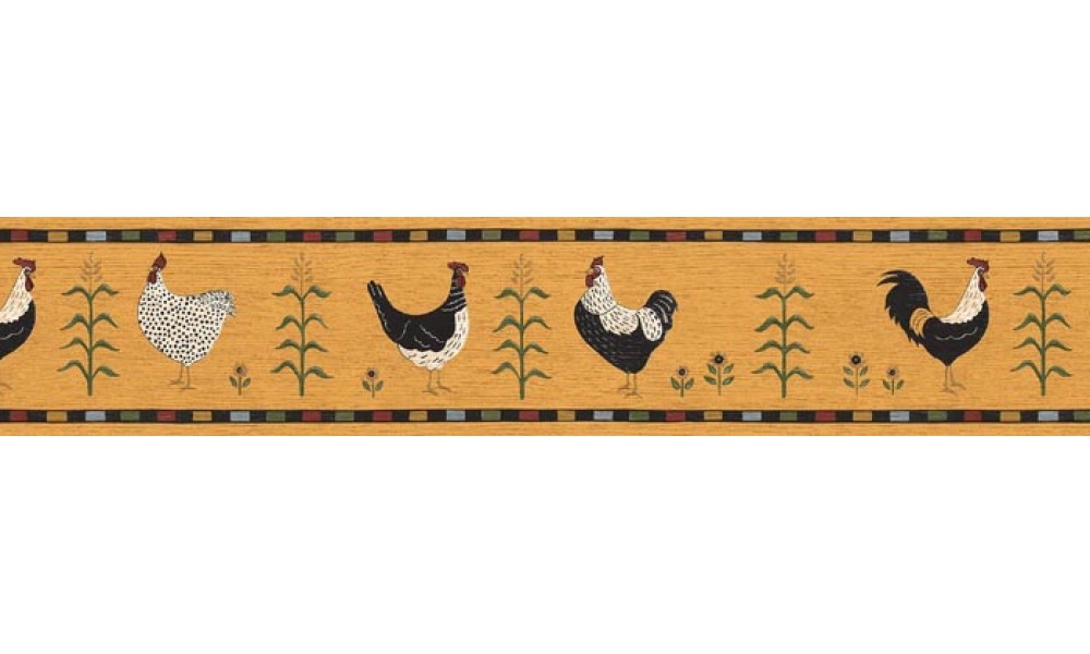 Free download Home Roosters Wallpaper Border B75689 [1000x600] for your ...