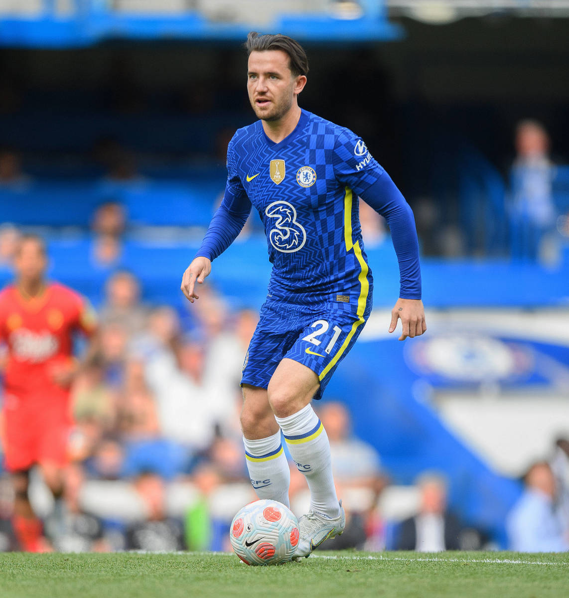🔥 Free Download Ben Chilwell Running After A Ball Wallpaper by ...