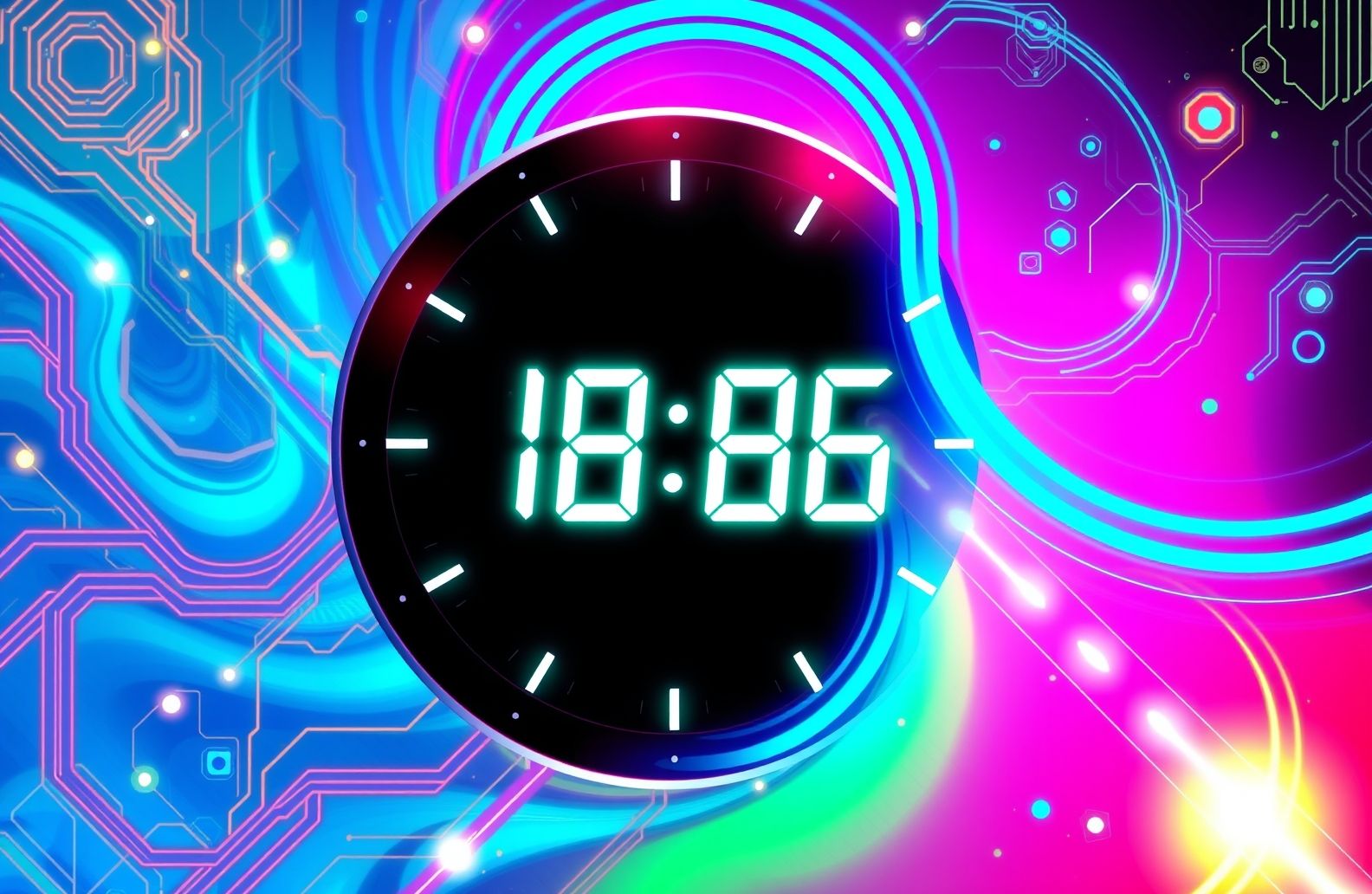 🔥 Free Download Digital Clock Wallpaper by @annbrown | WallpaperSafari