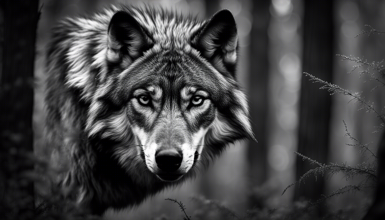 🔥 [50+] Black and White Wolf Wallpapers | WallpaperSafari