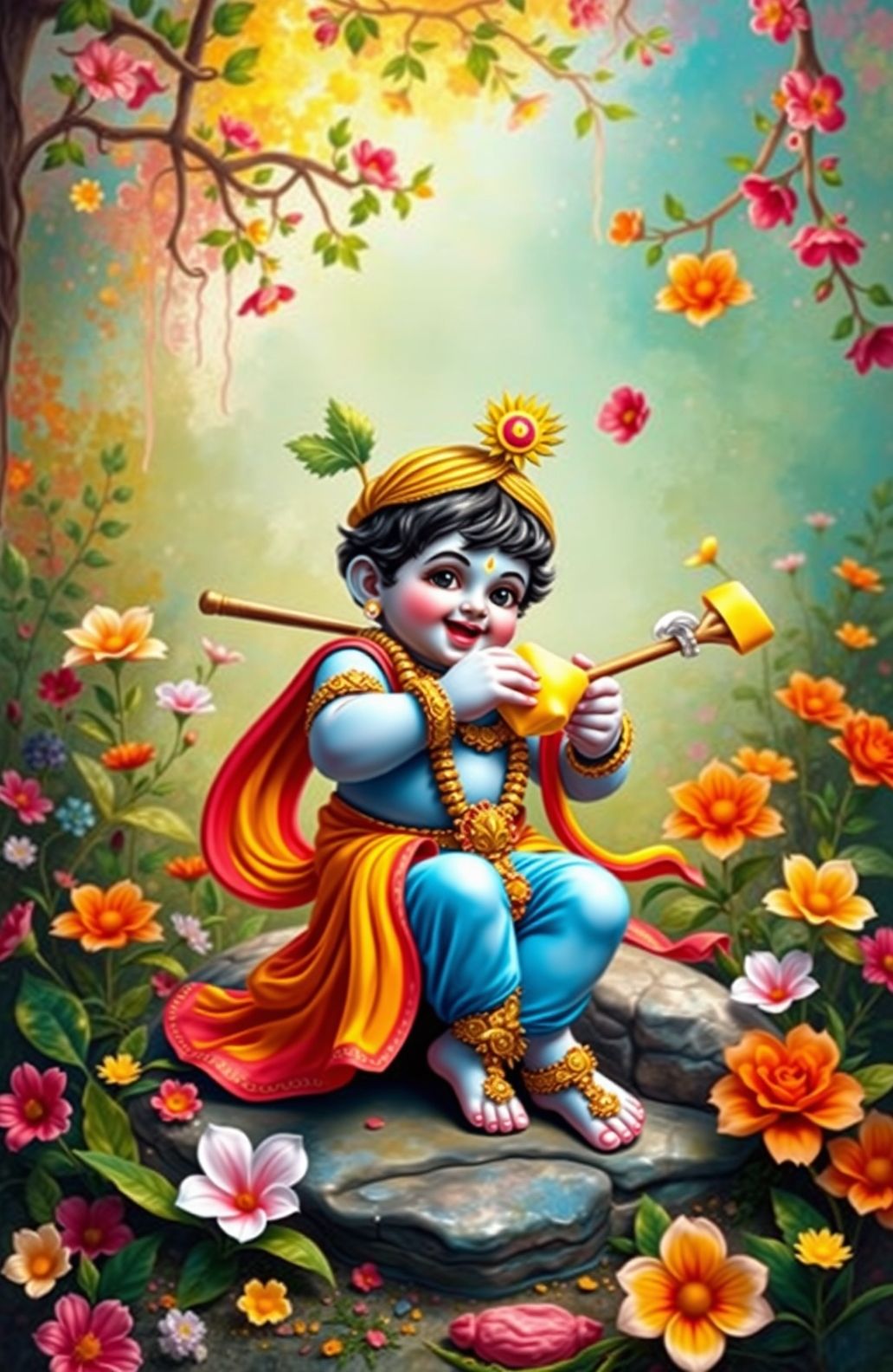 🔥 Free Download Natkhat Krishna Hd Wallpaper by @cpierce62 ...
