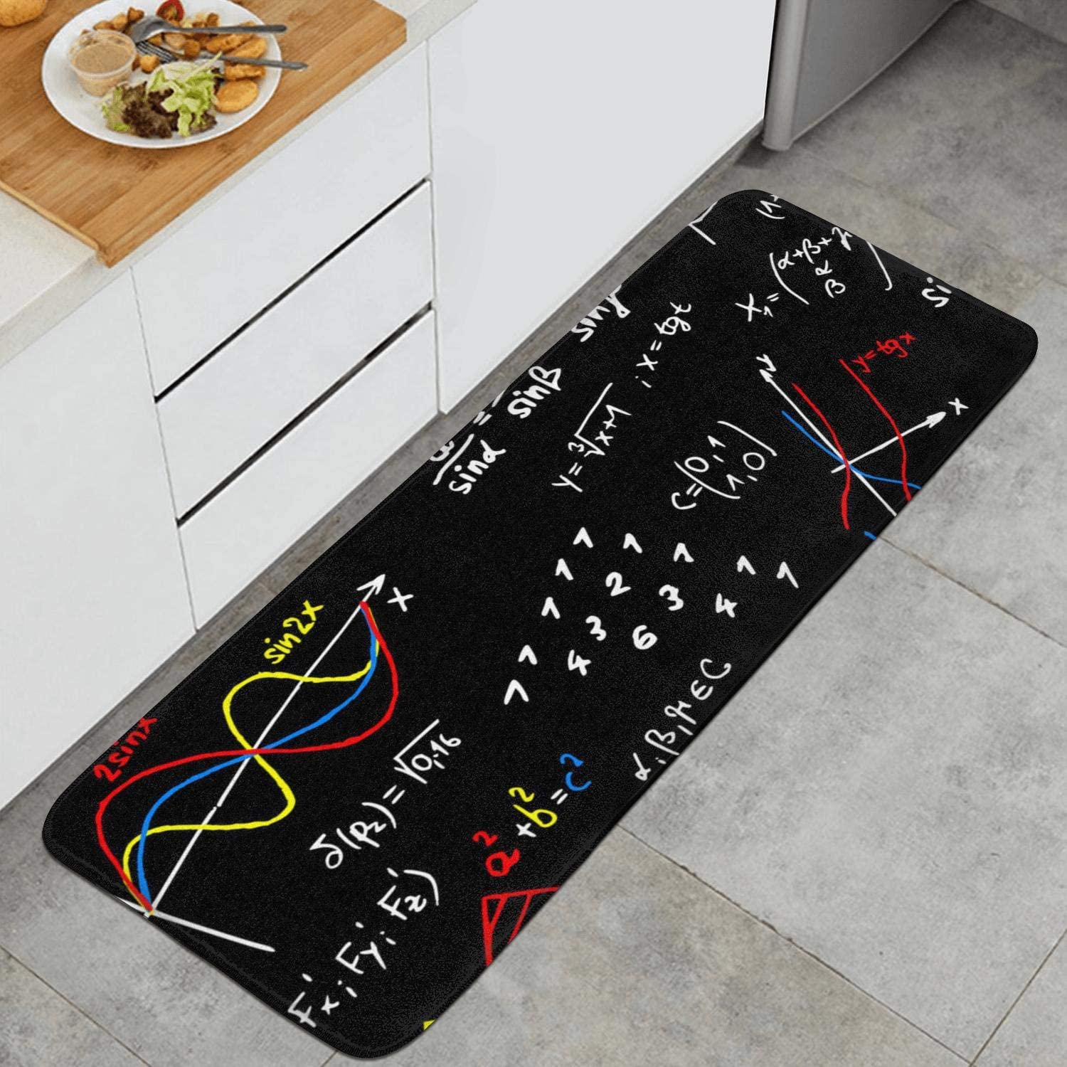 🔥 Free Download Amazon Math Wallpaper Black Backdrop Kitchen Mat ...