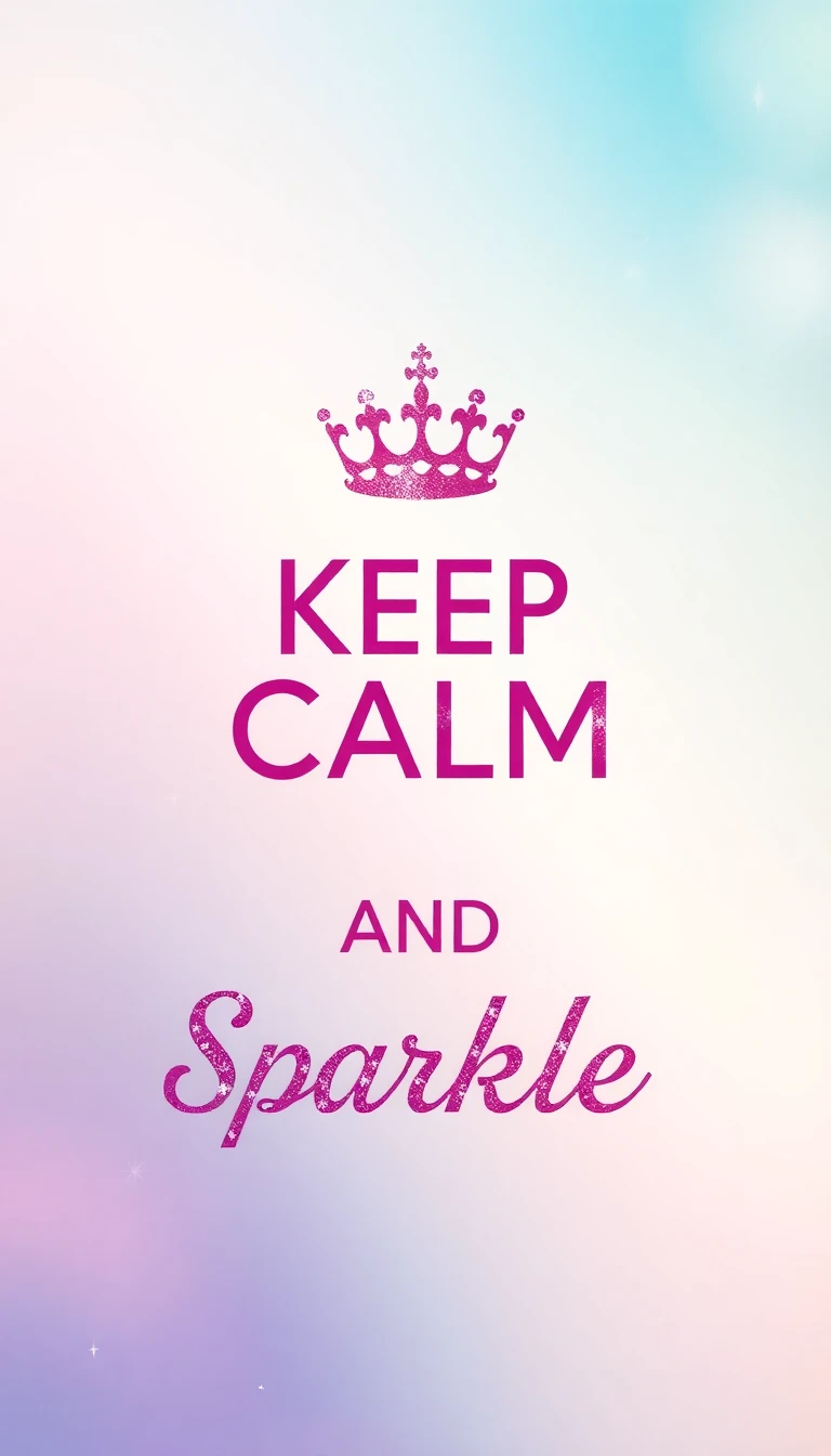 🔥 Free Download Keep Calm And Sparkle Wallpaper by @brianah48 ...
