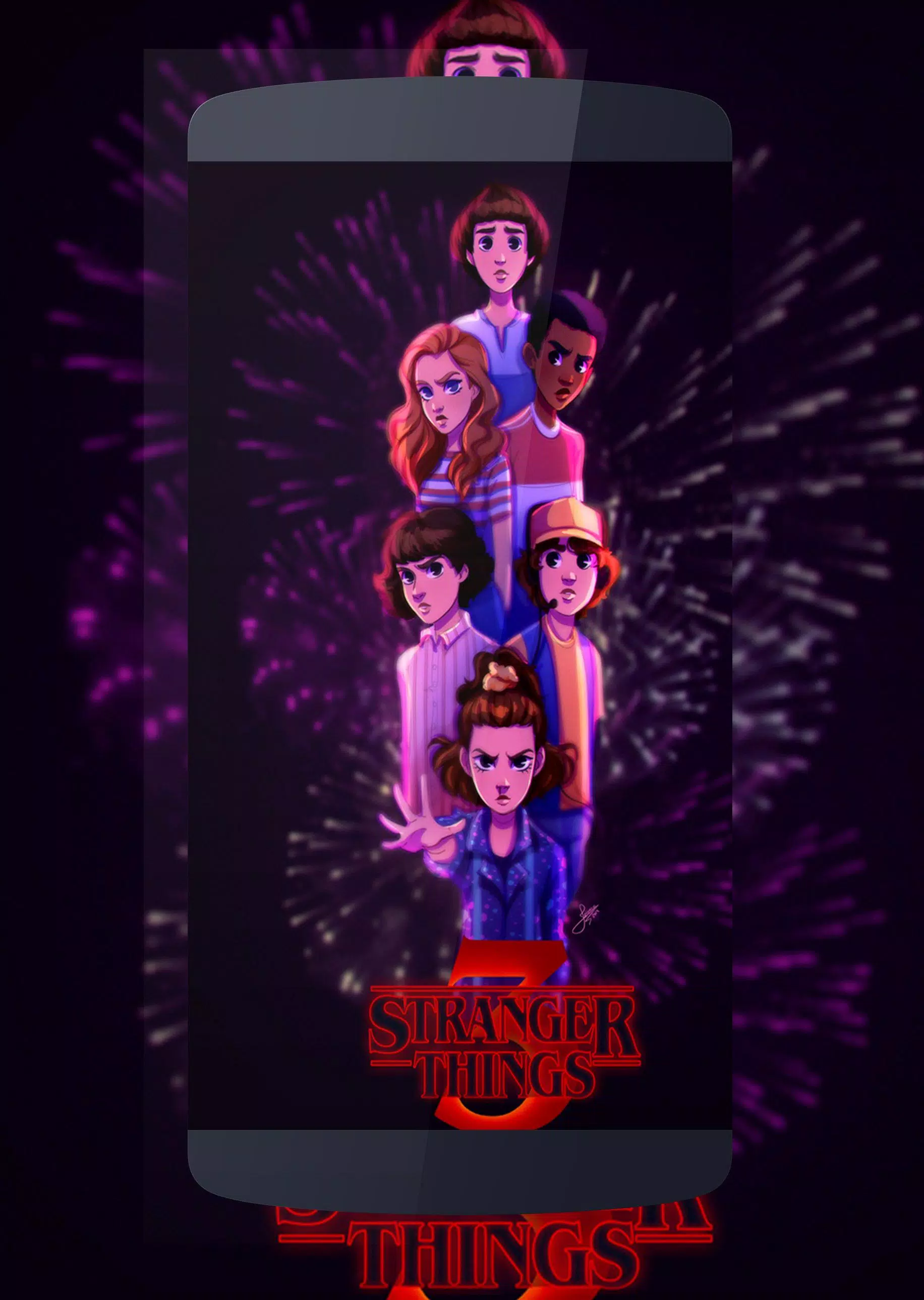 🔥 Download Stranger Things Season Poster Characters 8k Wallpaper by ...