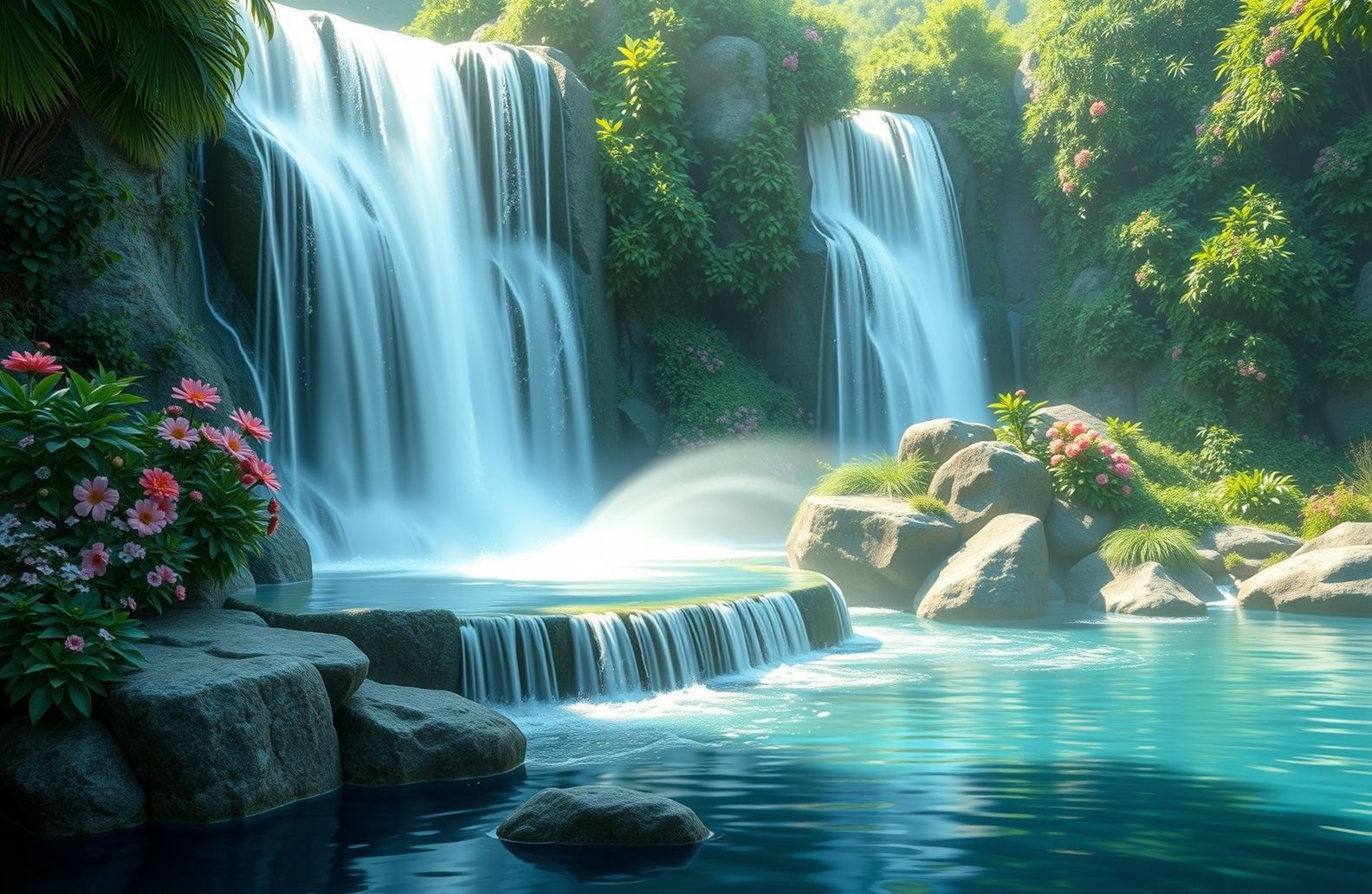 🔥 Free Download 3d Animated Waterfall Wallpaper by @georgelewis ...