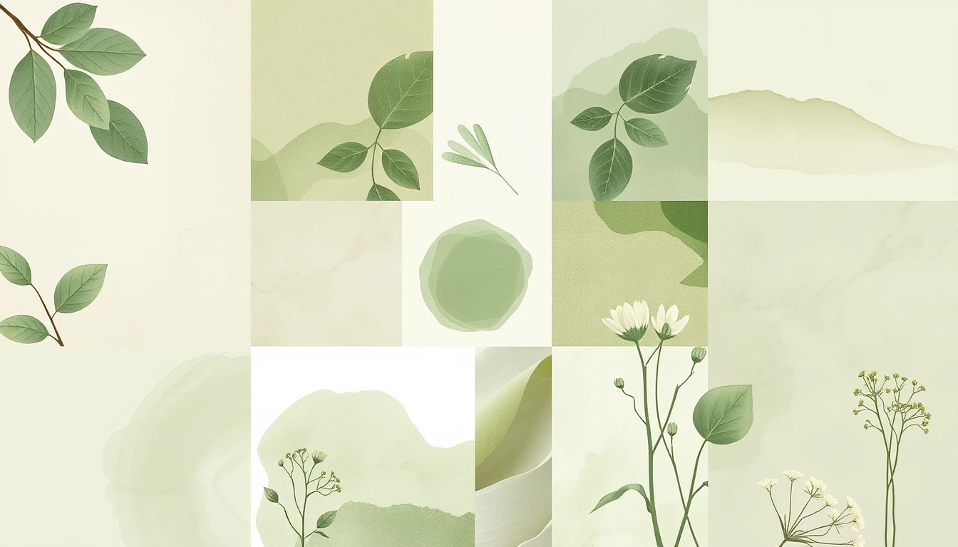 🔥 Free Download Sage Green Aesthetic Desktop Collage Iphone Wallpaper ...