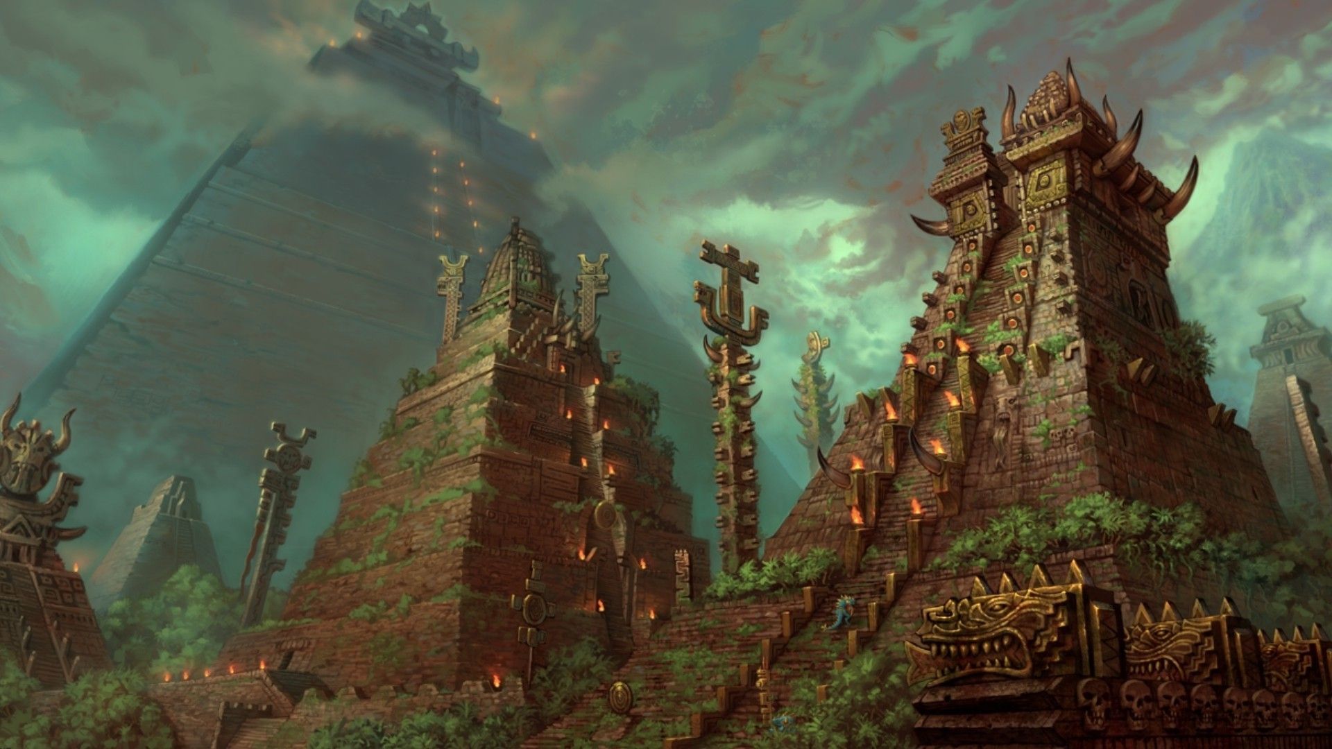 🔥 Free Download Aztec Art Wallpaper Top Background by @sheilagordon ...