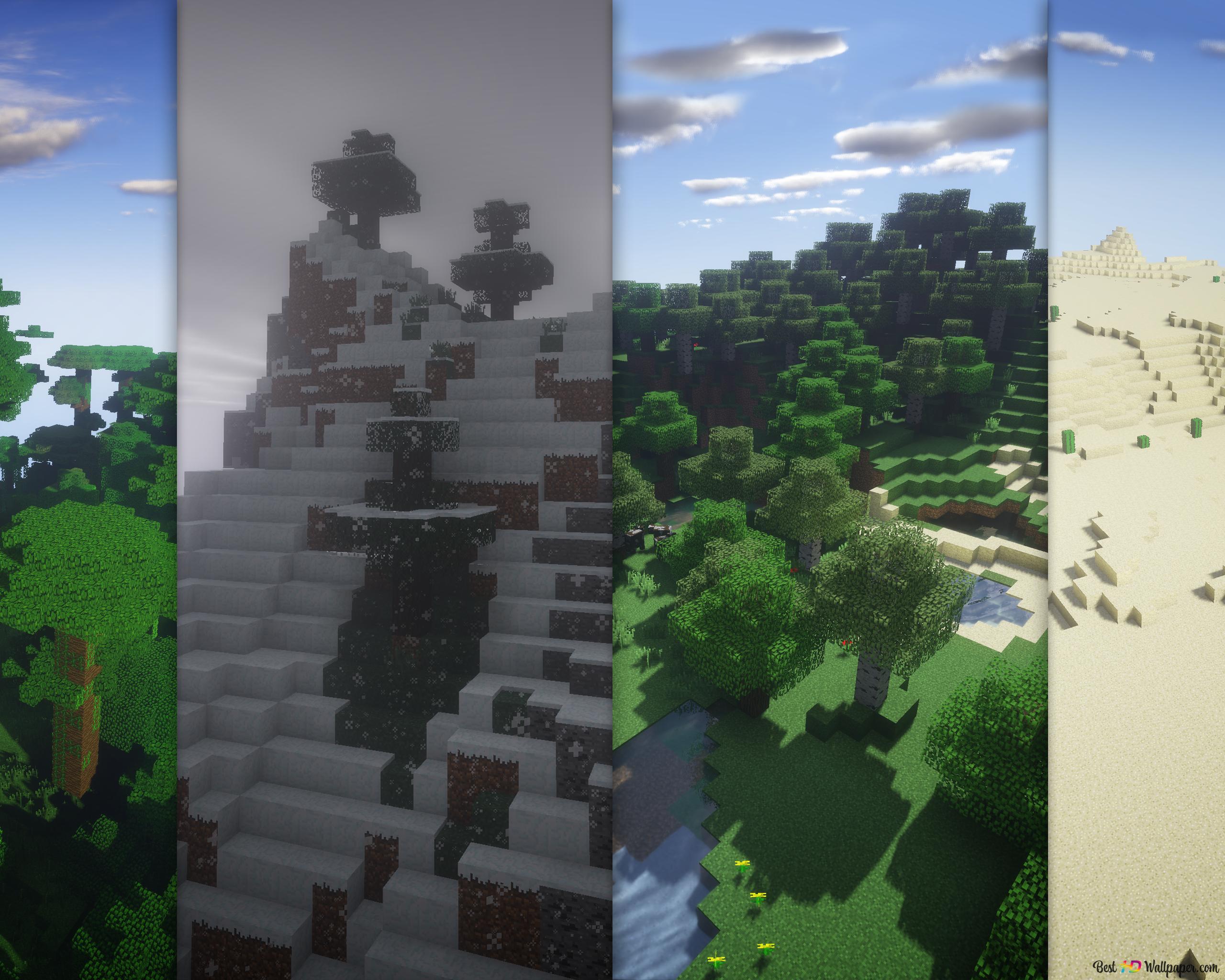 🔥 [60+] Minecraft Landscape Wallpapers | WallpaperSafari
