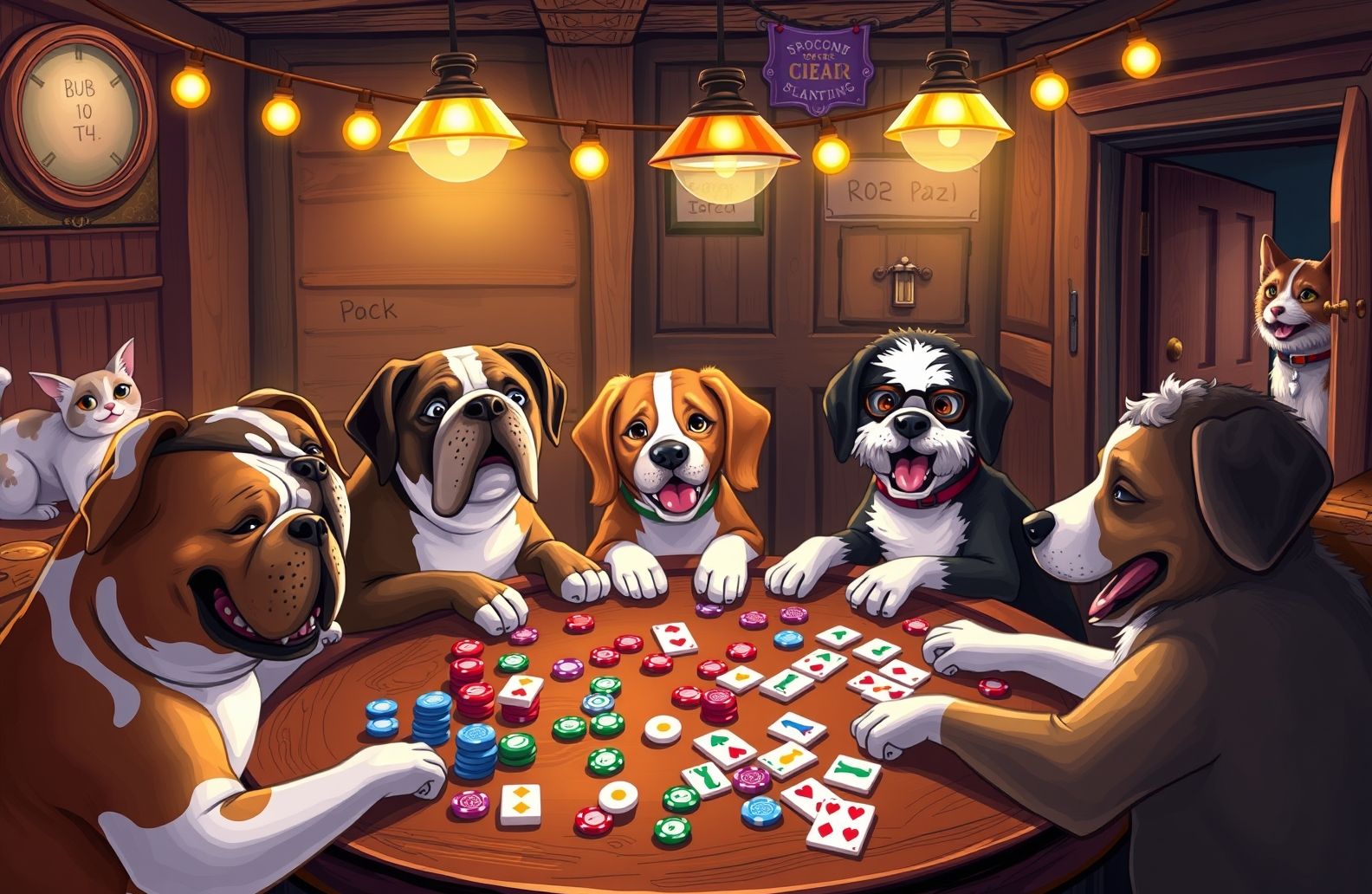 🔥 Free Download Dogs Playing Poker Wallpaper by @rachelvasquez ...
