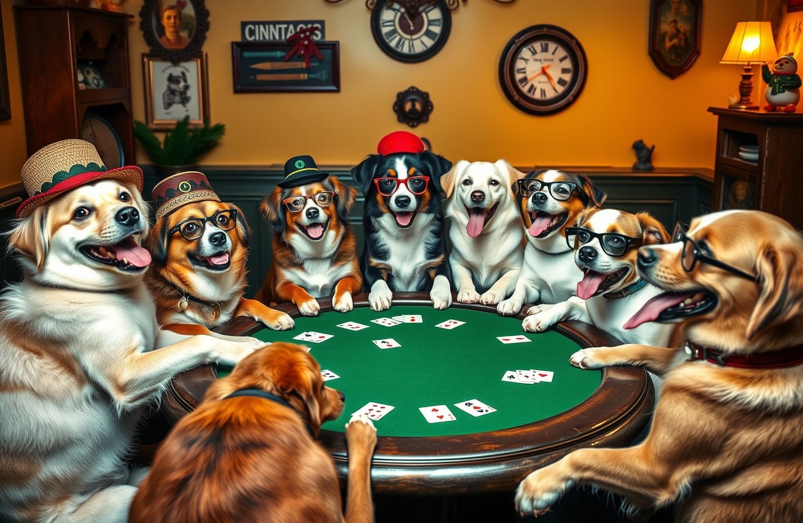 🔥 Free Download Dogs Playing Poker Wallpaper by @rachelvasquez ...