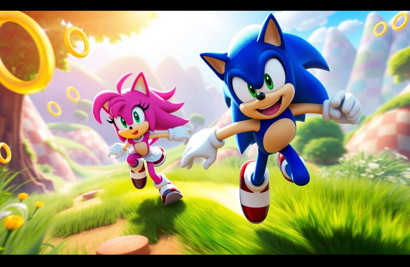 🔥 Free Download Sonic And Amy Wallpaper by @bmarks4 | WallpaperSafari