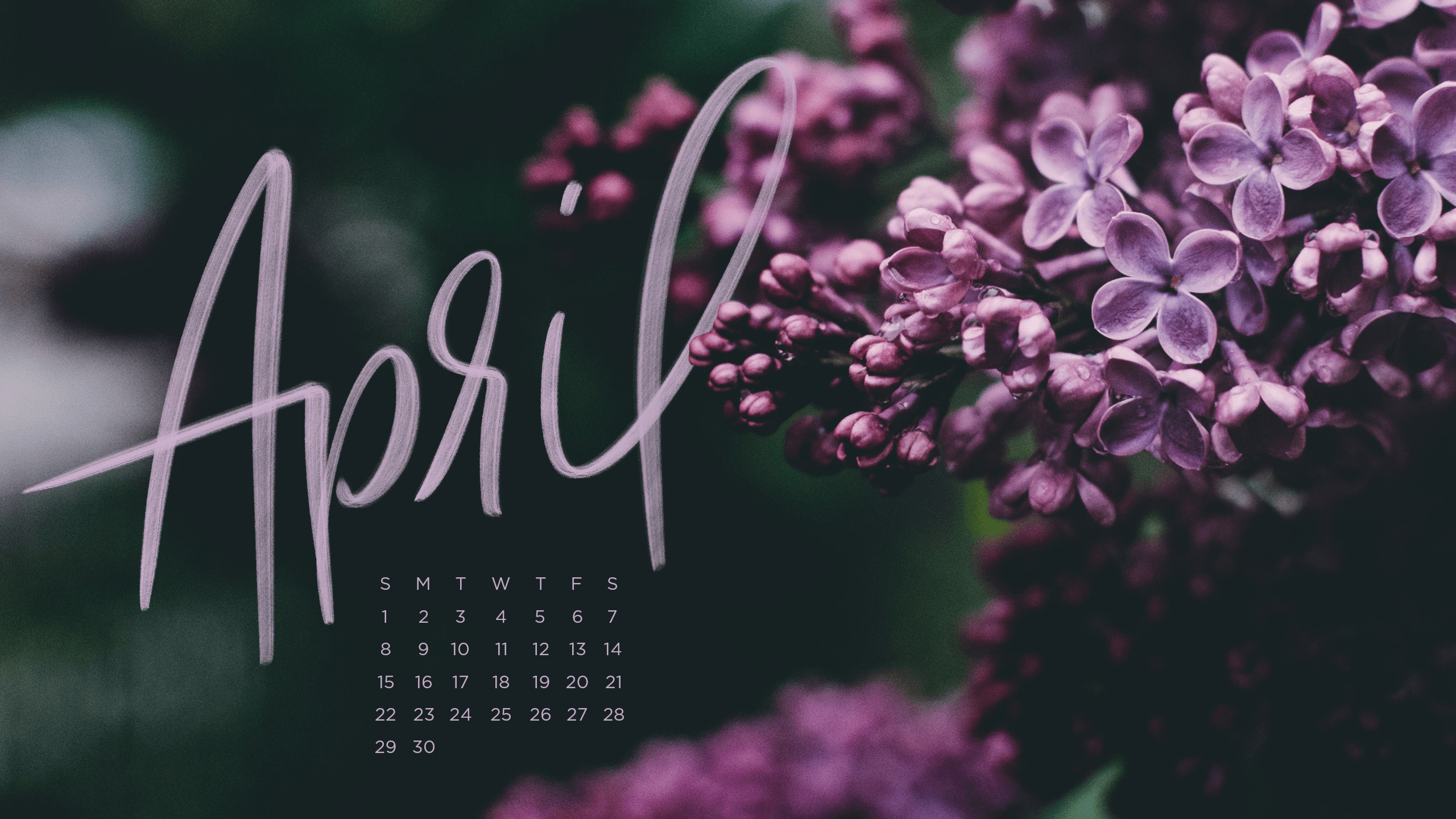 🔥 Free Download Desktop Calendar Wallpaper April by @christiemcmillan ...