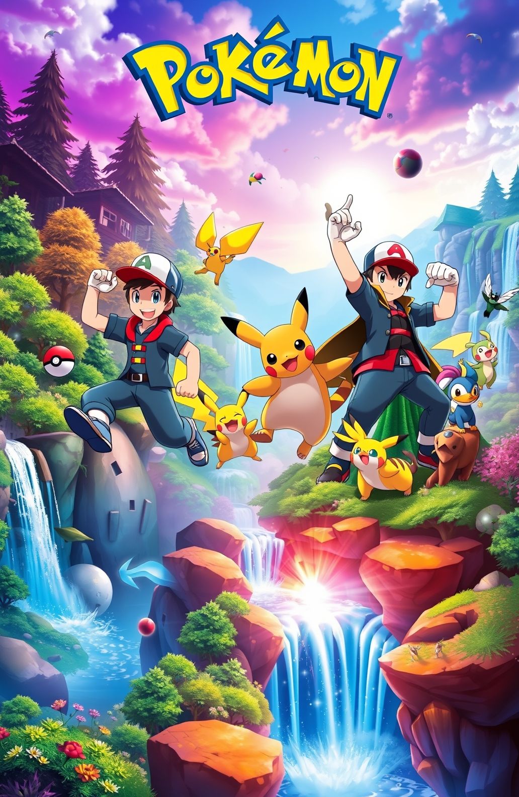 🔥 Free Download Pokemon Dual Screen Wallpaper by @vluna | WallpaperSafari