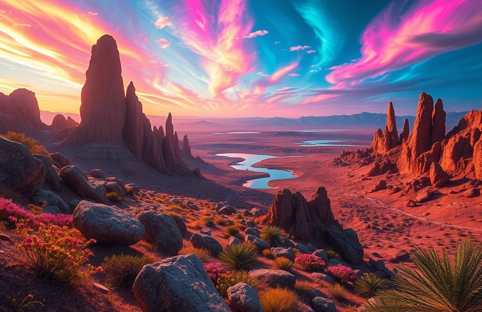 🔥 Free Download Alien Planet Landscapes Wallpaper by @edwardstewart ...