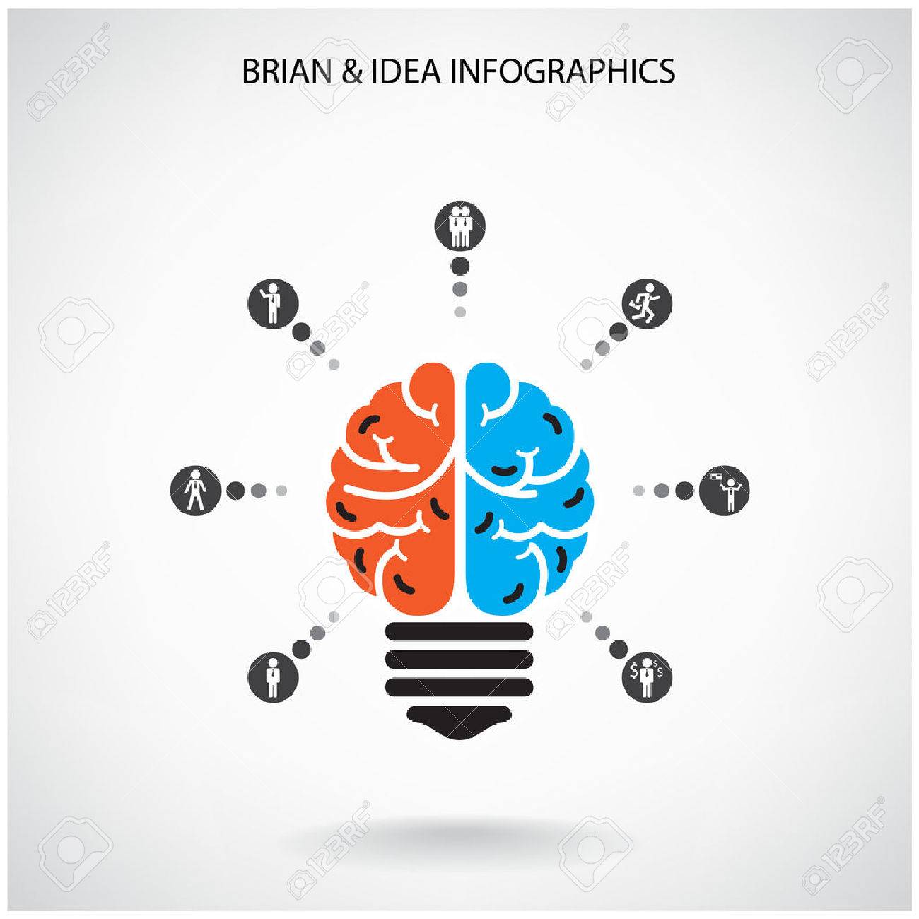 Free download Creative Brain Idea Concept Background Design For Poster ...