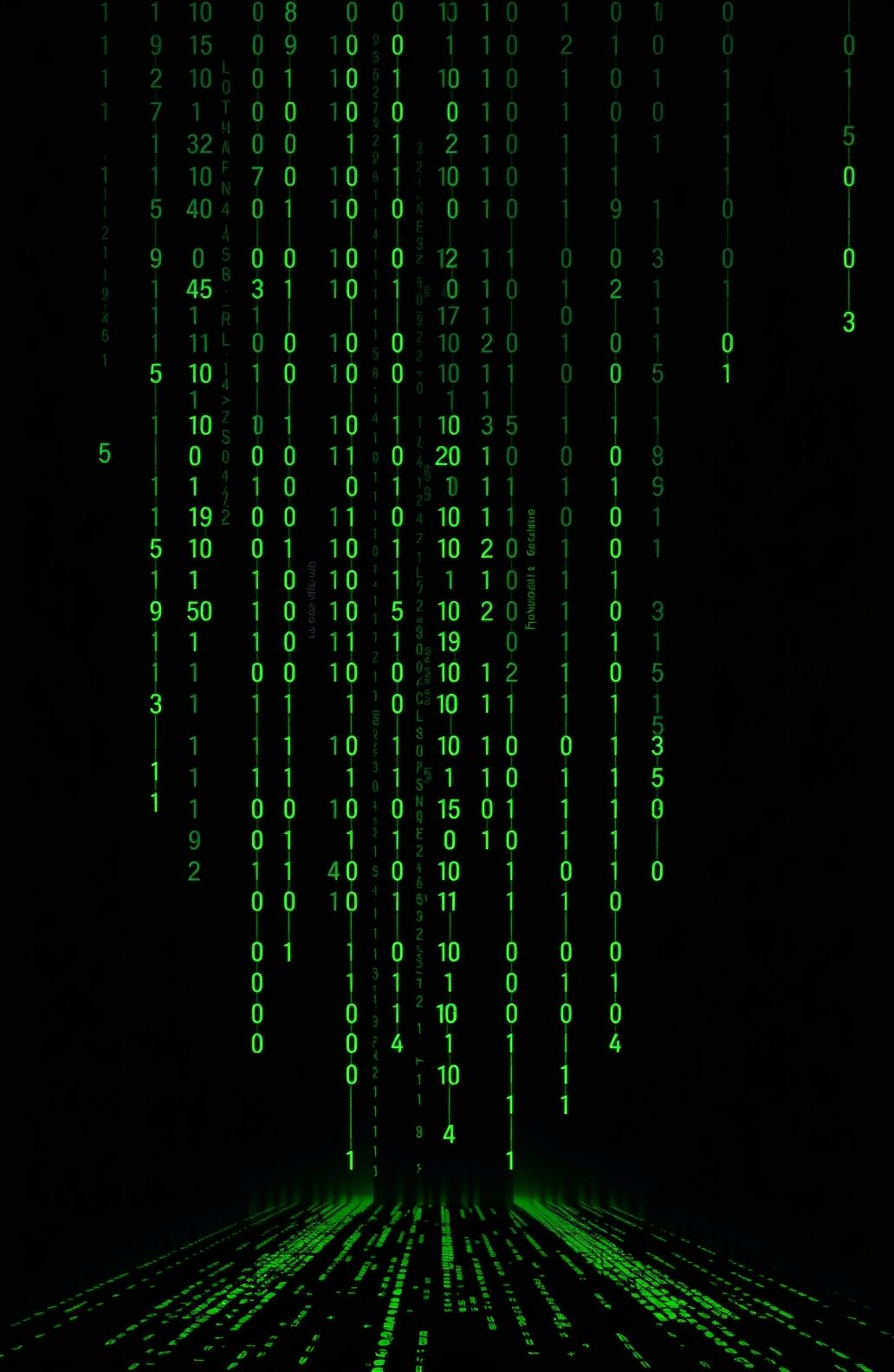 🔥 Free Download Matrix Binary Code Falling Wallpaper by @carlosruiz ...