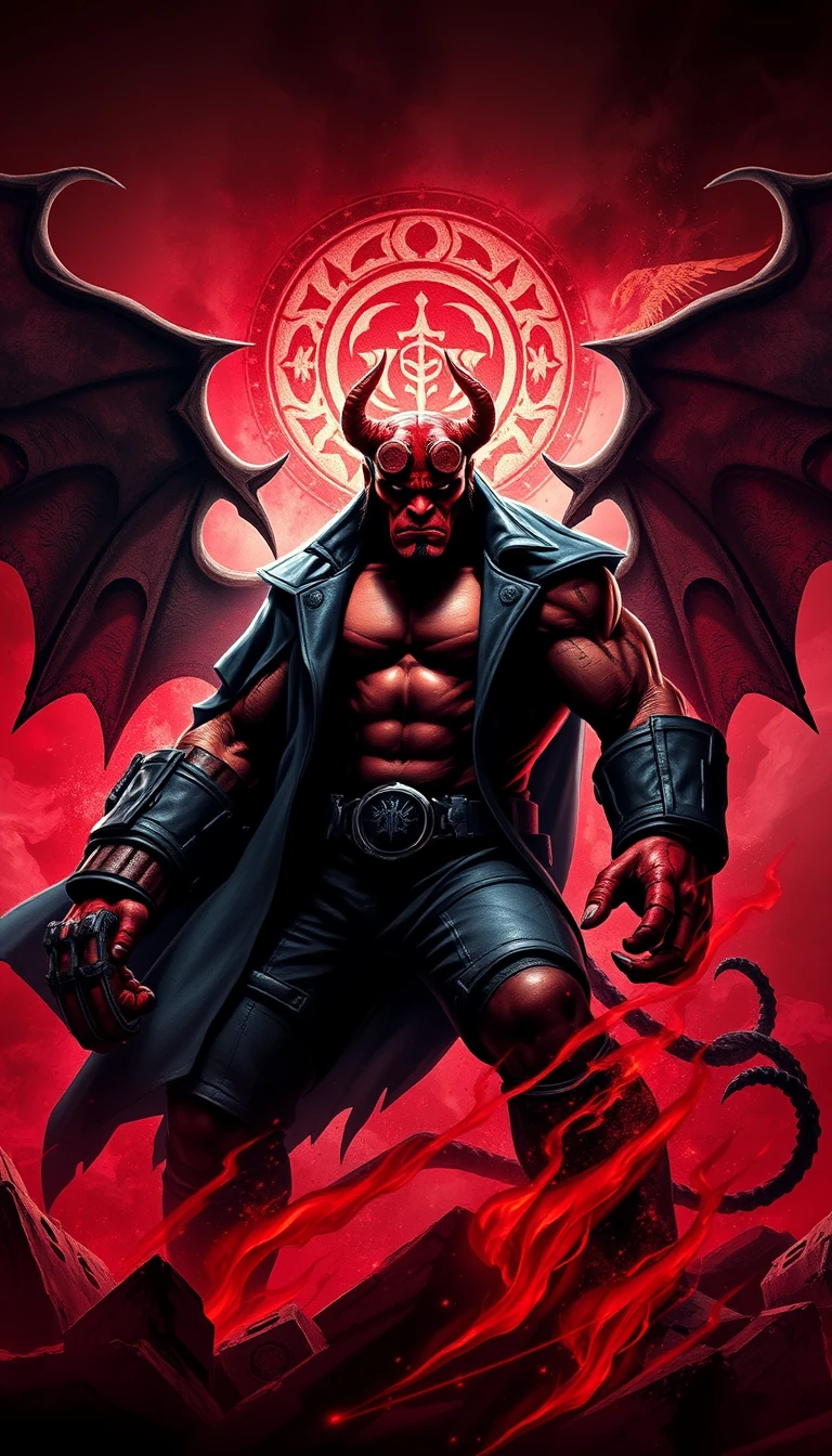 🔥 Free Download Hellboy Wallpaper For Phones by @michellehodge ...