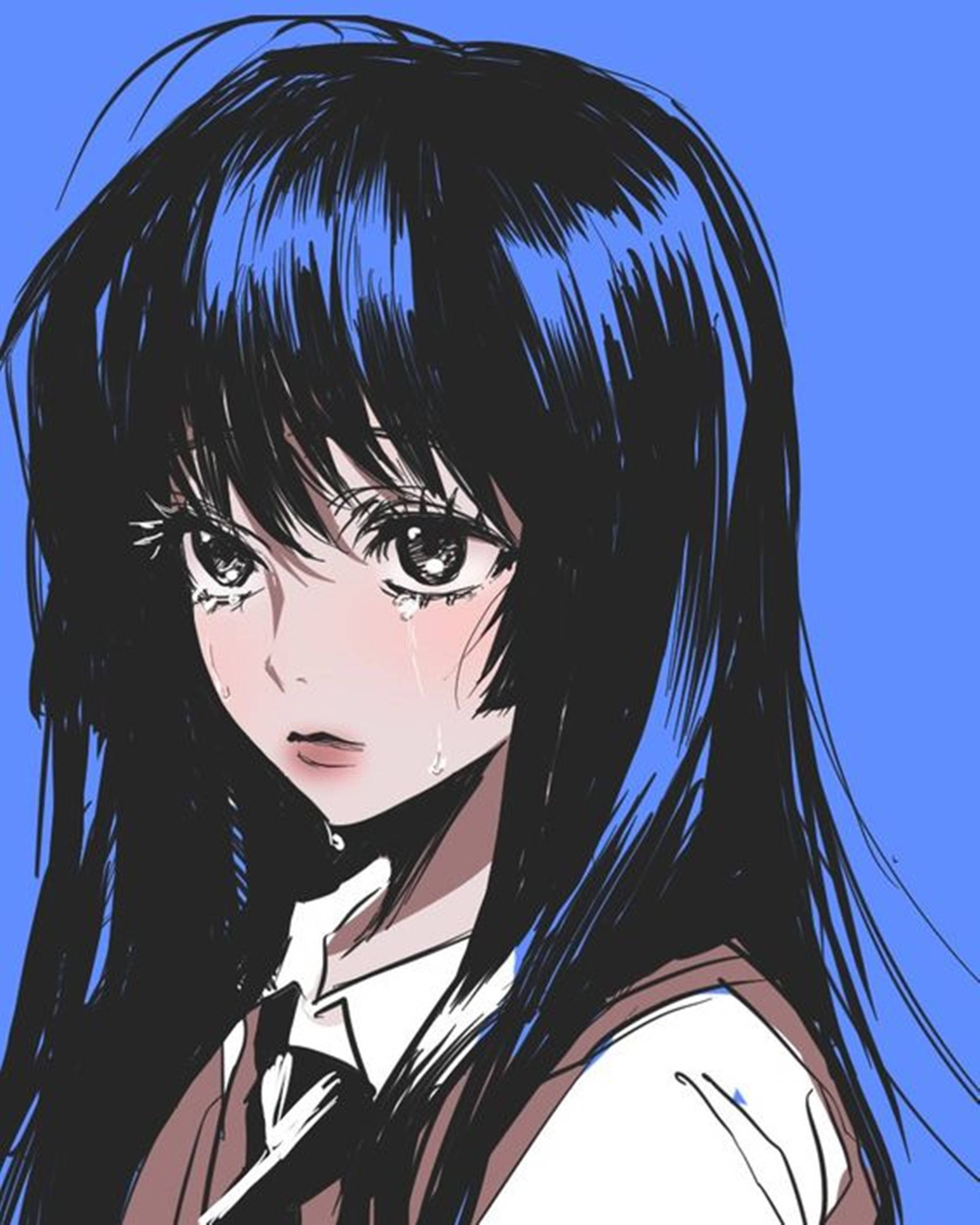 🔥 Free Download Yuri Honjo Crying Unique Cool Pfp Fanart Wallpaper by ...
