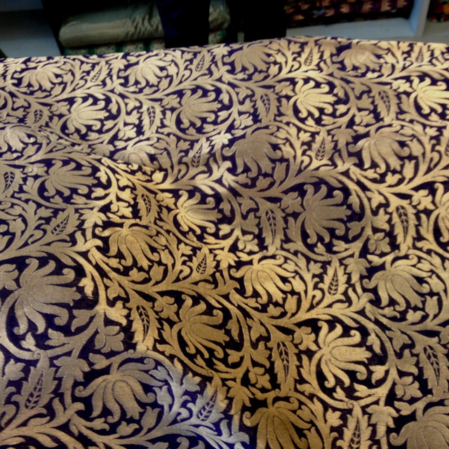 🔥 Free Download Royal Purple With Gold Brocade Fabrics by @micheles ...