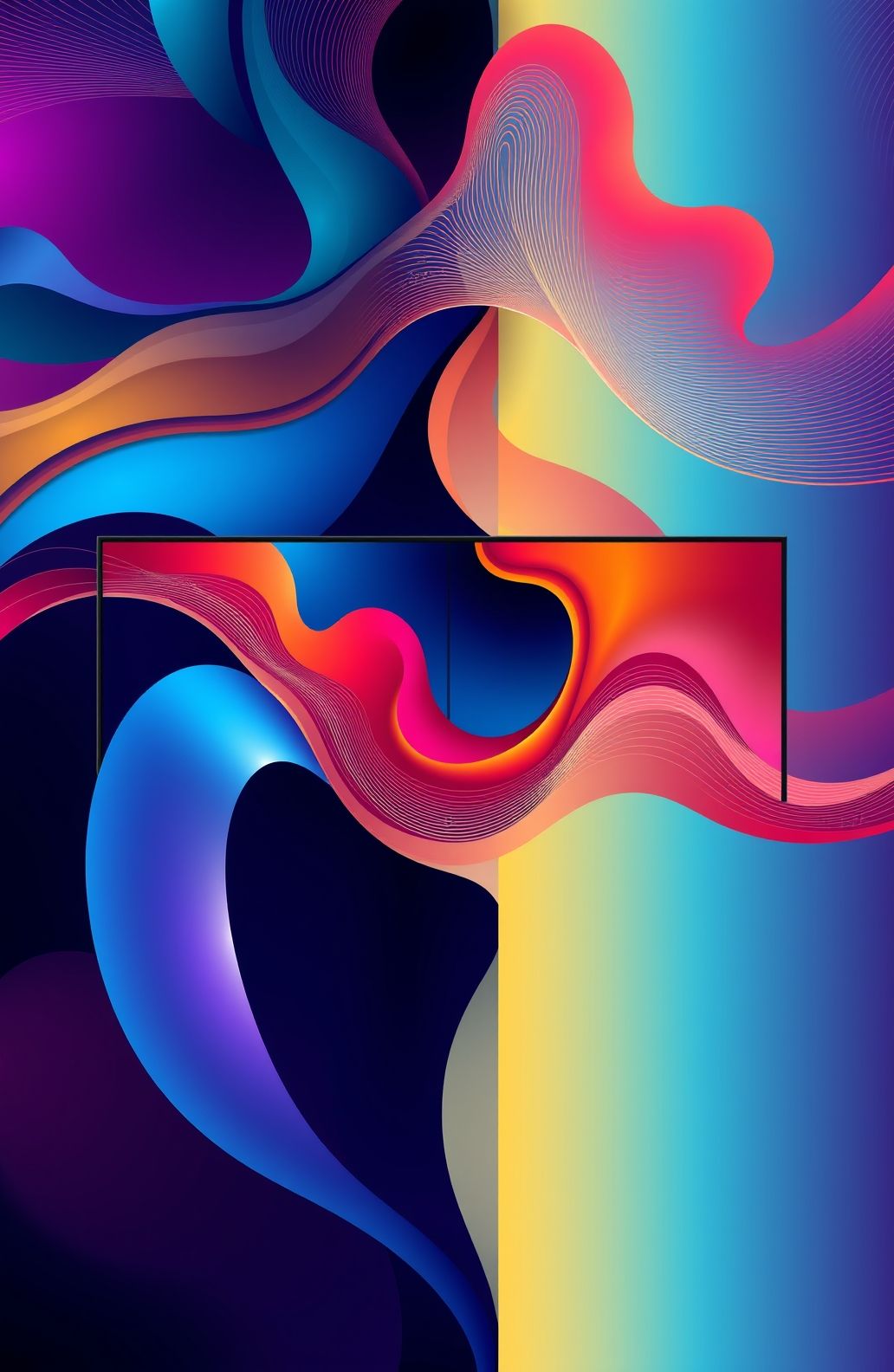 🔥 Free Download Abstract Dual Monitor Wallpaper by @brandyw ...