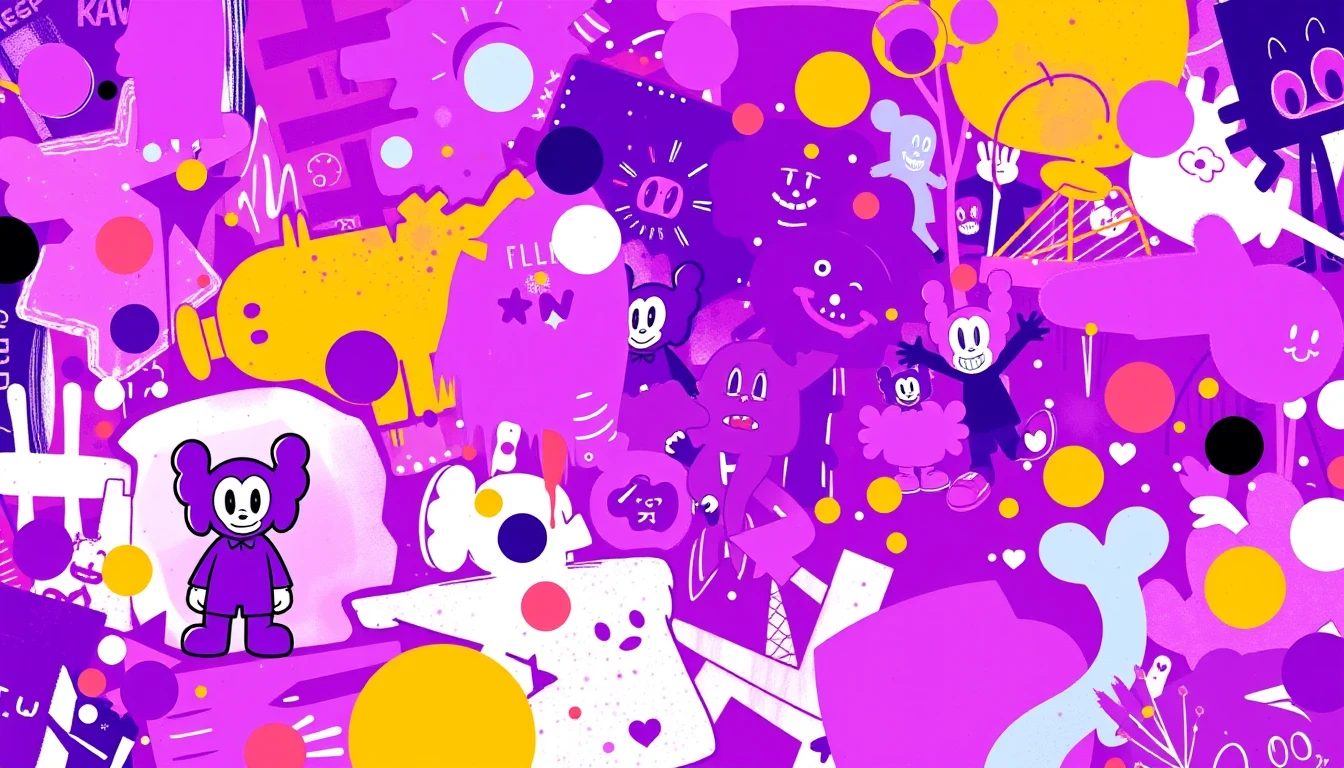 🔥 [50+] Kaws Purple Wallpapers | WallpaperSafari