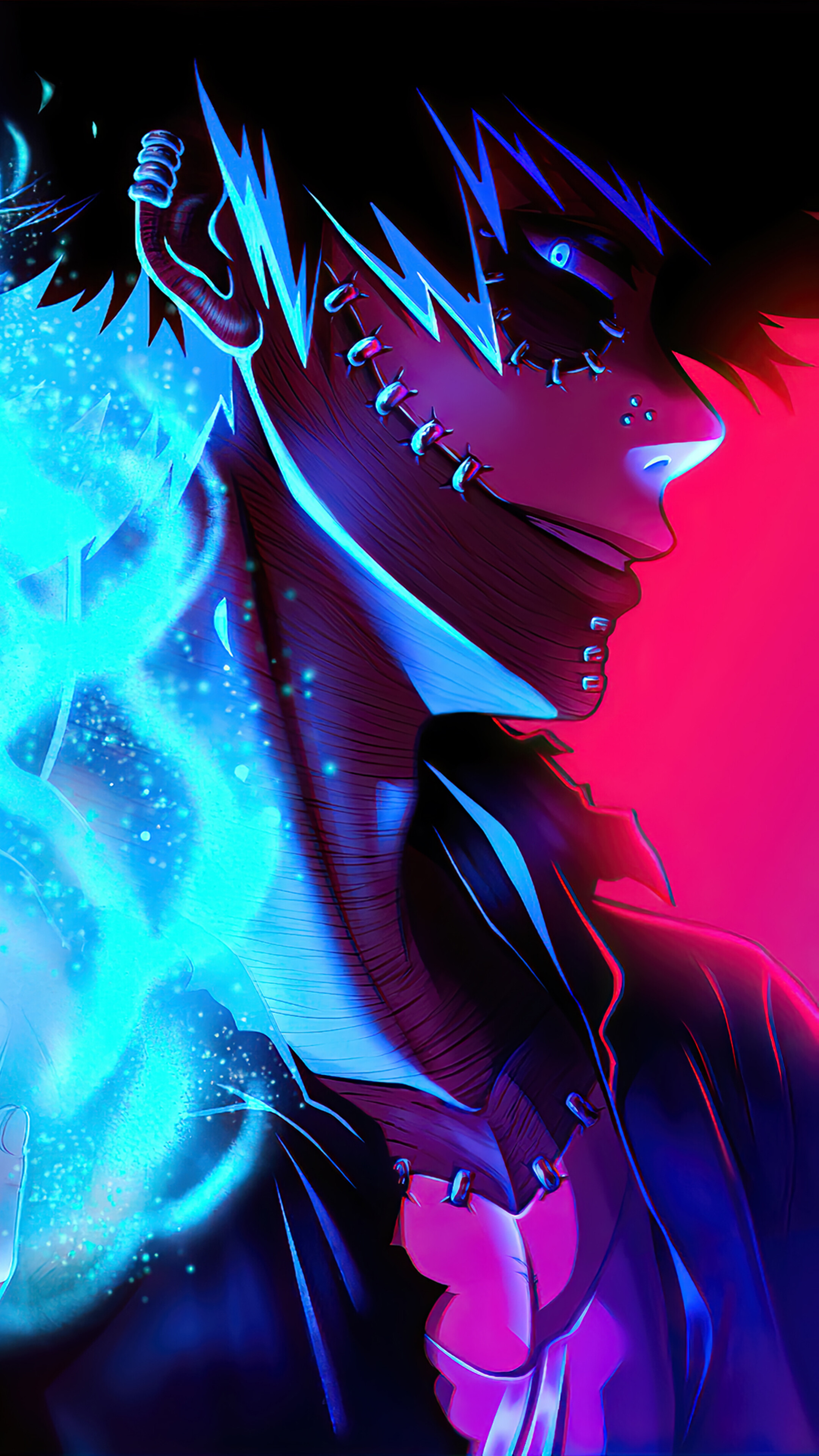 🔥 Free Download Dabi Blue Flame My Hero Academia 4k Hd Phone Wallpaper ...
