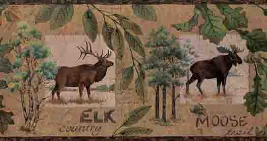 Wildlife Wallpaper Border Collage