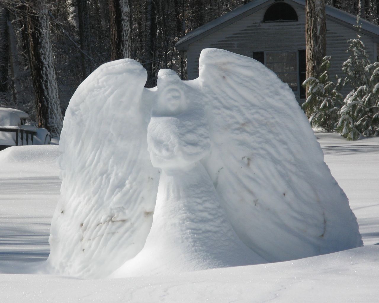 🔥 Free Download Angels Cross Snow Picture Angel Ice Art I Wallpaper by ...