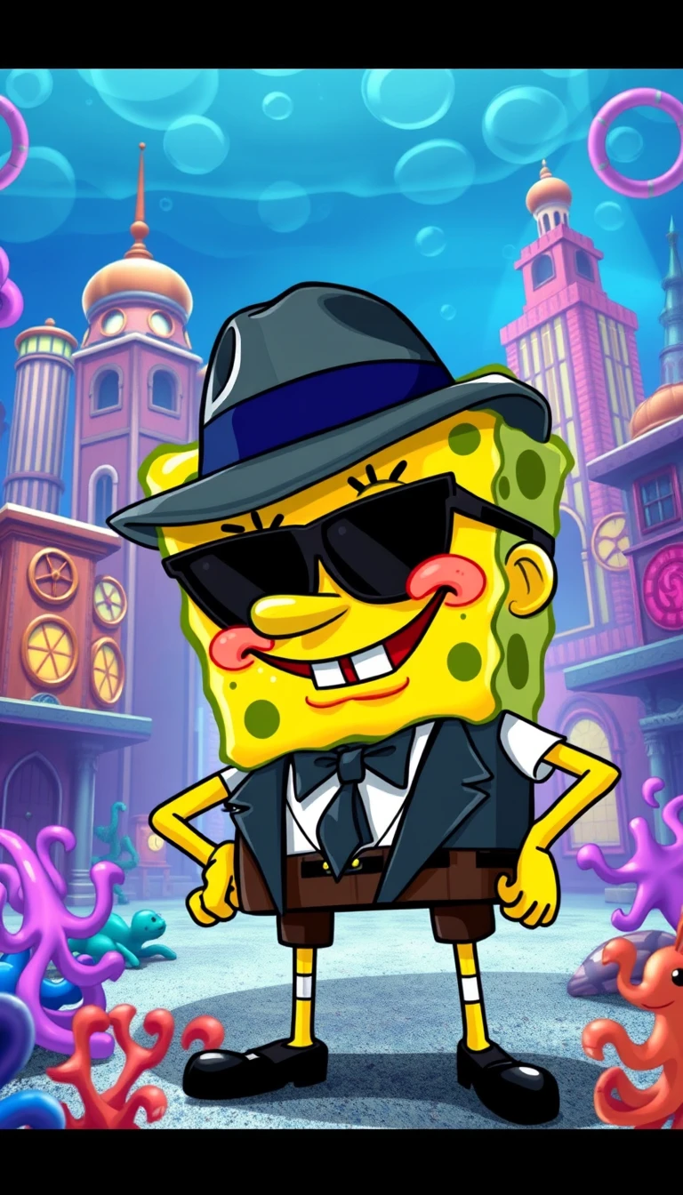 Gangster Spongebob Wallpapers Wallpapersafari Gangster Spongebob, HD
