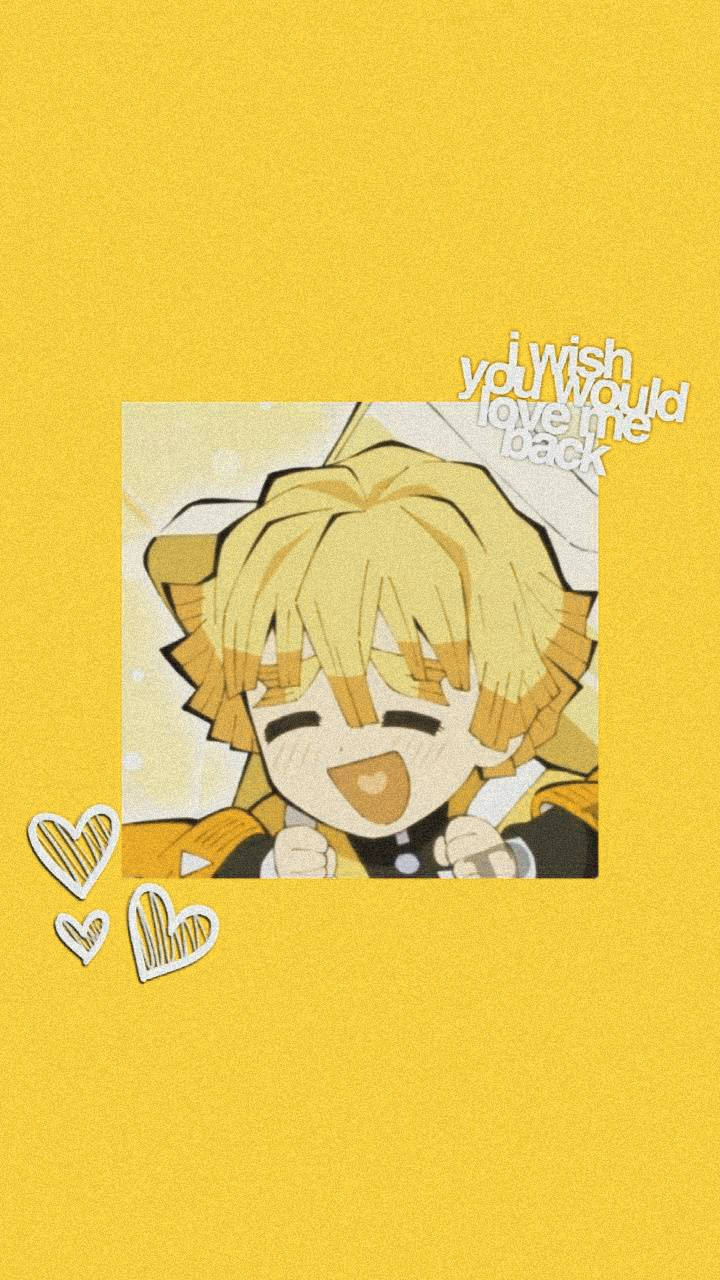 🔥 Free Download Cute Zenitsu Smiling Big Wallpaper by @shawnw41 ...