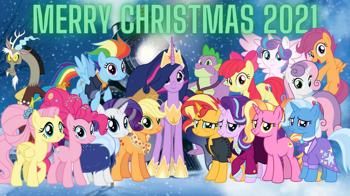 🔥 Free Download Merry Christmas Mlp Fim By dipperbronypines98 by ...