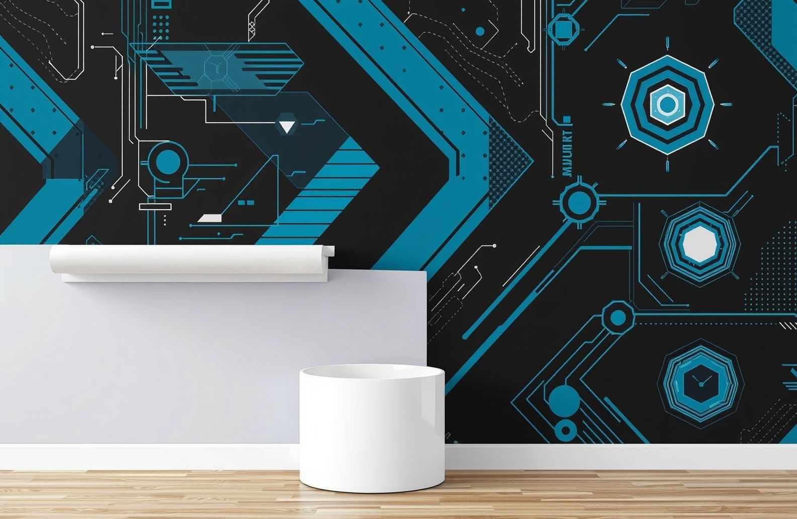 🔥 [50+] Black and Blue Tech Wallpapers | WallpaperSafari