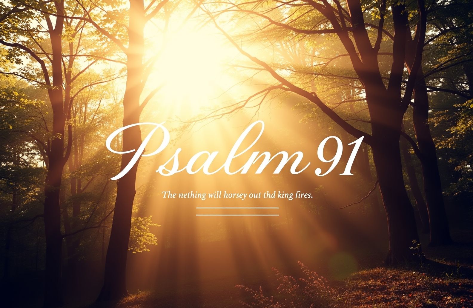 Psalms 91 Desktop Wallpaper