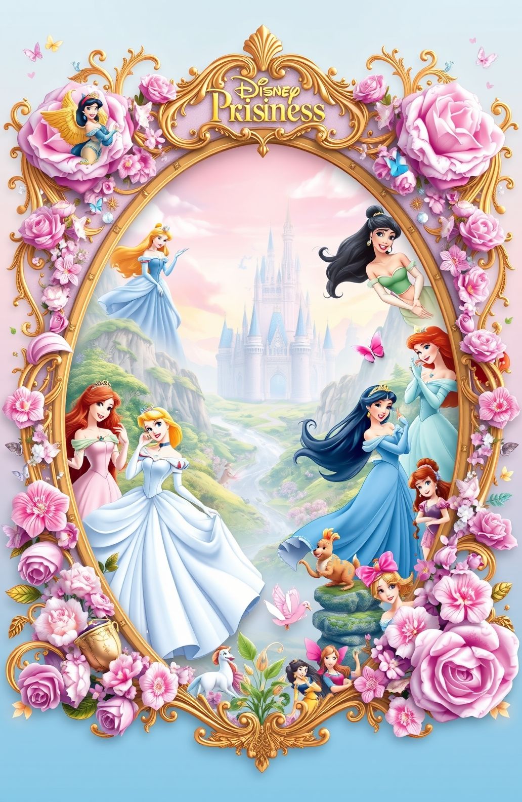 🔥 Free Download Disney Princesses Wallpaper by @krobbins83 ...