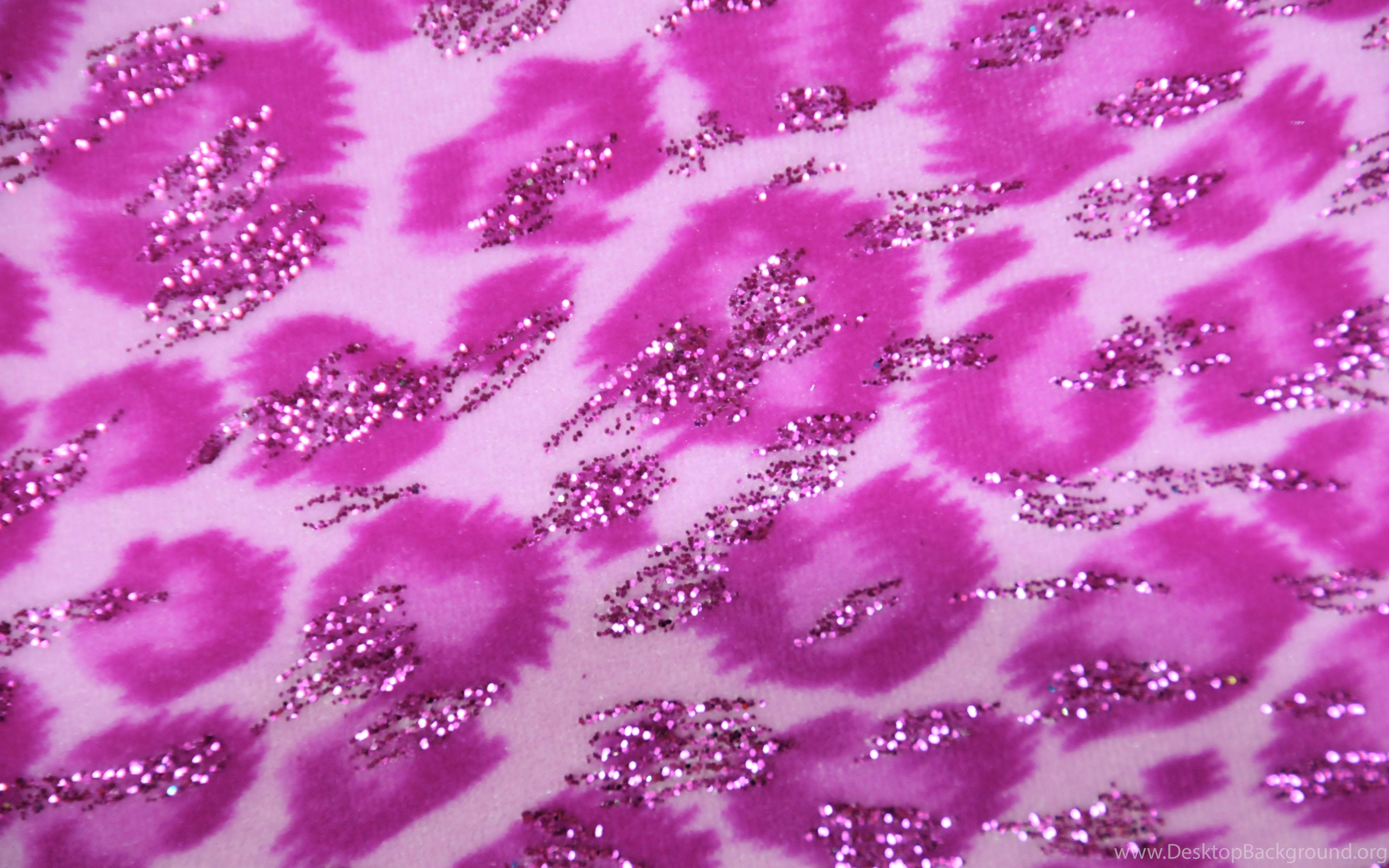 🔥 Free Download Pink Leopard Glitter Desktop Background Wallpaper by ...
