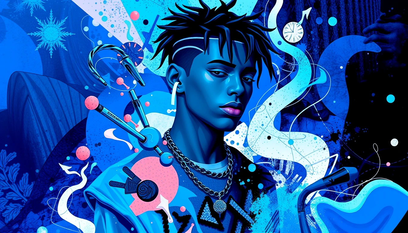 🔥 [50+] XXXTentacion Blue Wallpapers | WallpaperSafari