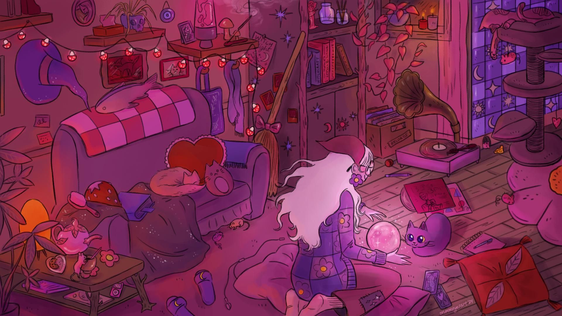 🔥 Free Download Halloween Witch Aesthetic Wallpaper by @rmartinez20 ...