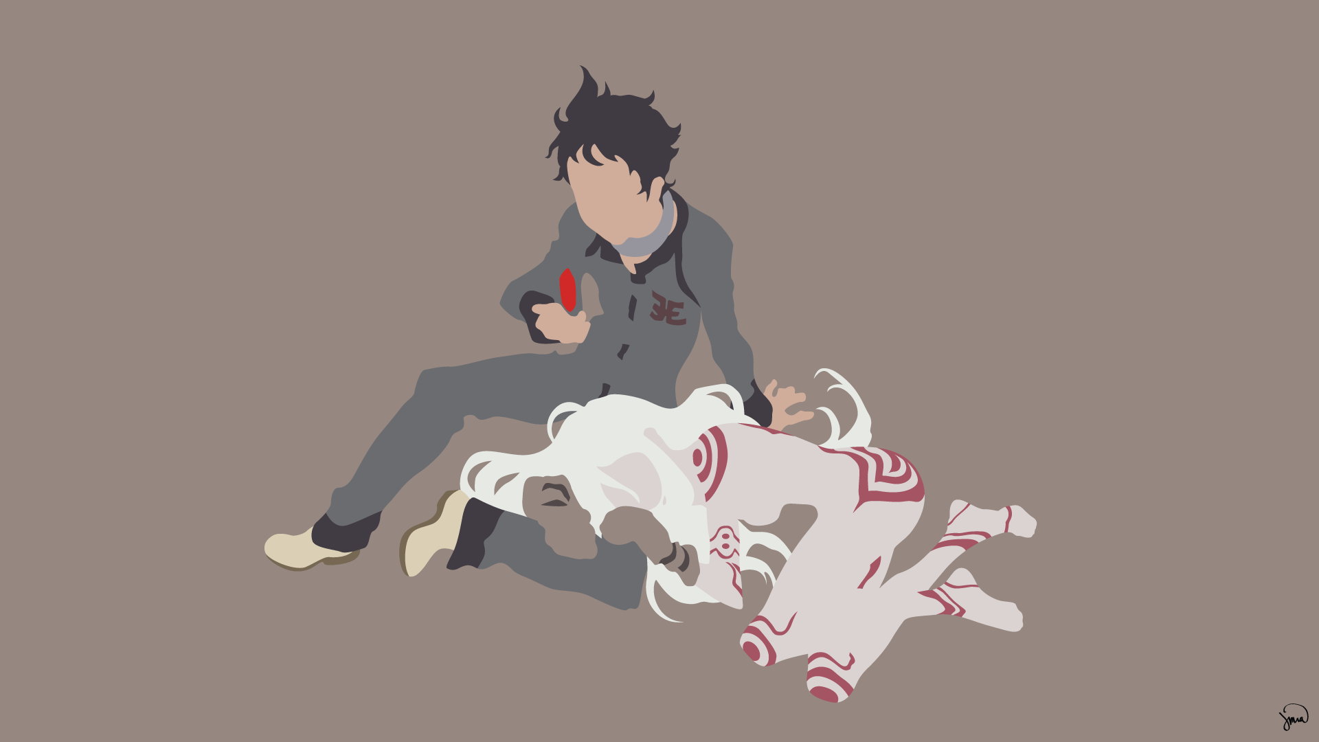 🔥 Free Download Anime Deadman Wonderland Ganta Igarashi Shiro Wallpaper ...