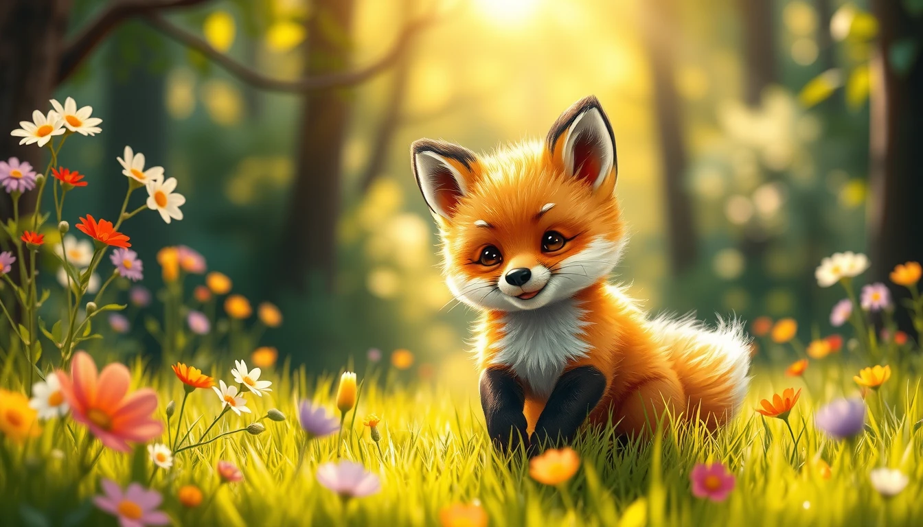 🔥 [50+] Cute Baby Fox Wallpapers | WallpaperSafari