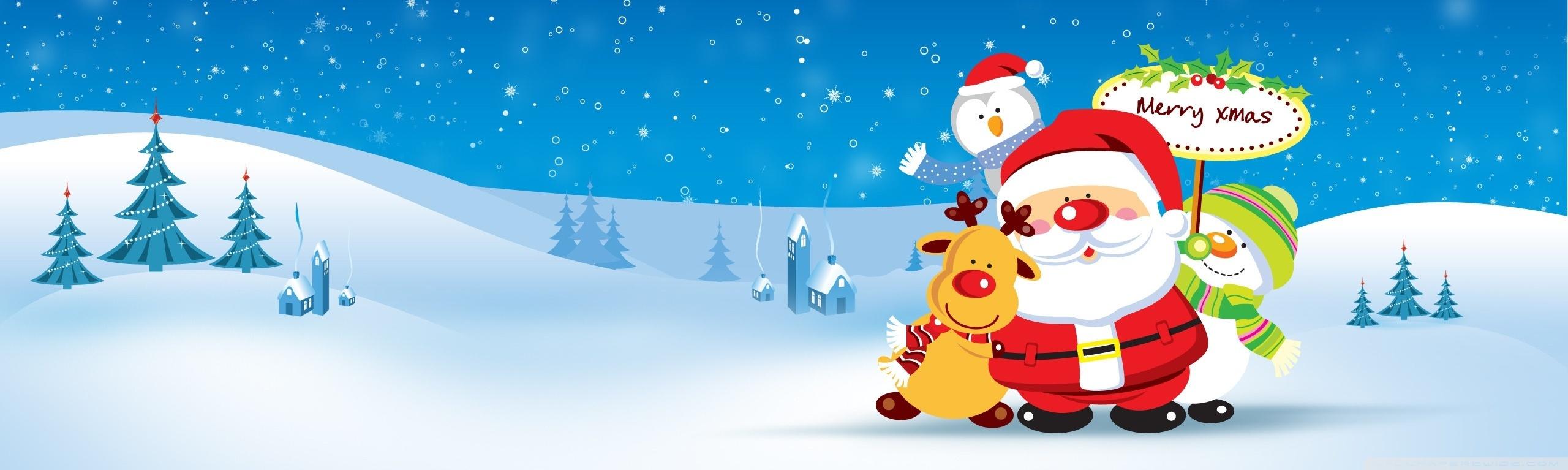 🔥 [10+] Triple Monitor Christmas Wallpapers | WallpaperSafari