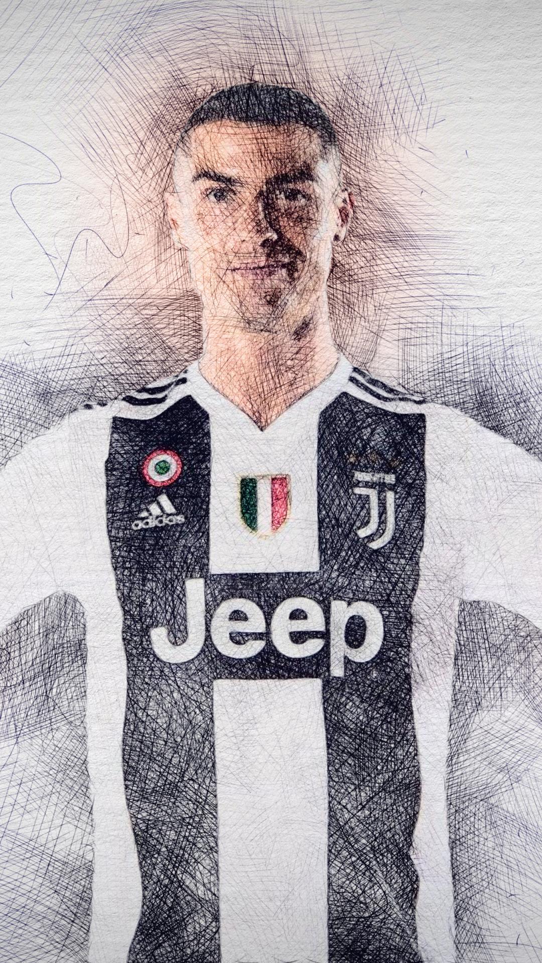 🔥 [40+] Ronaldo Drawing Wallpapers | WallpaperSafari
